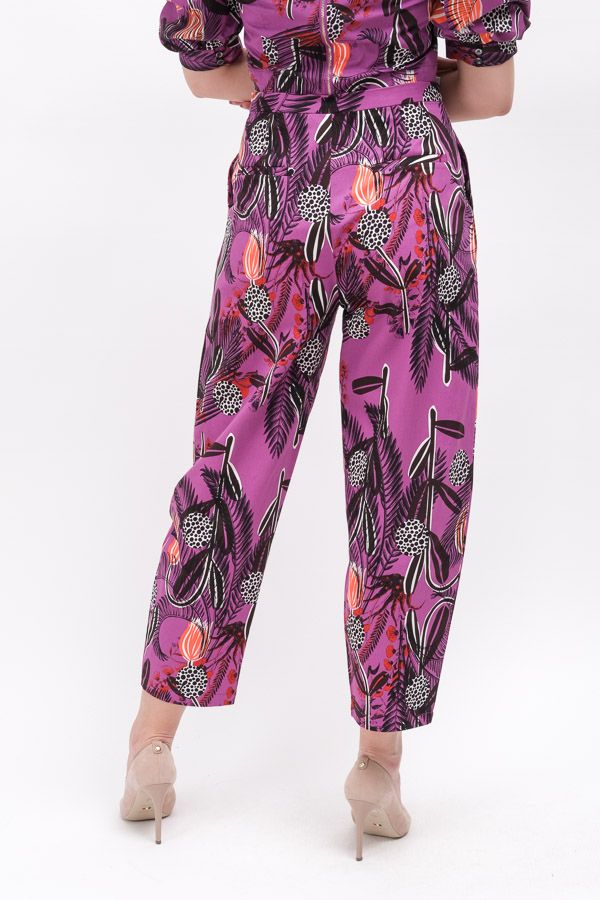 Desigual Zenske hlace ljubicaste 95241 - Astra&Borovo